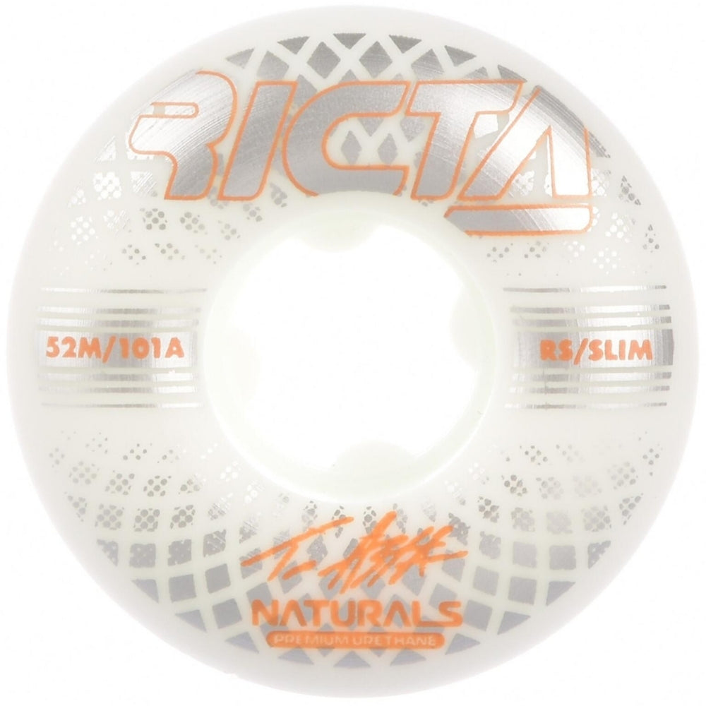Ricta Asta Reflective Naturals Slim 101a 52mm Skateboard Wheels – Stoked Boardshop