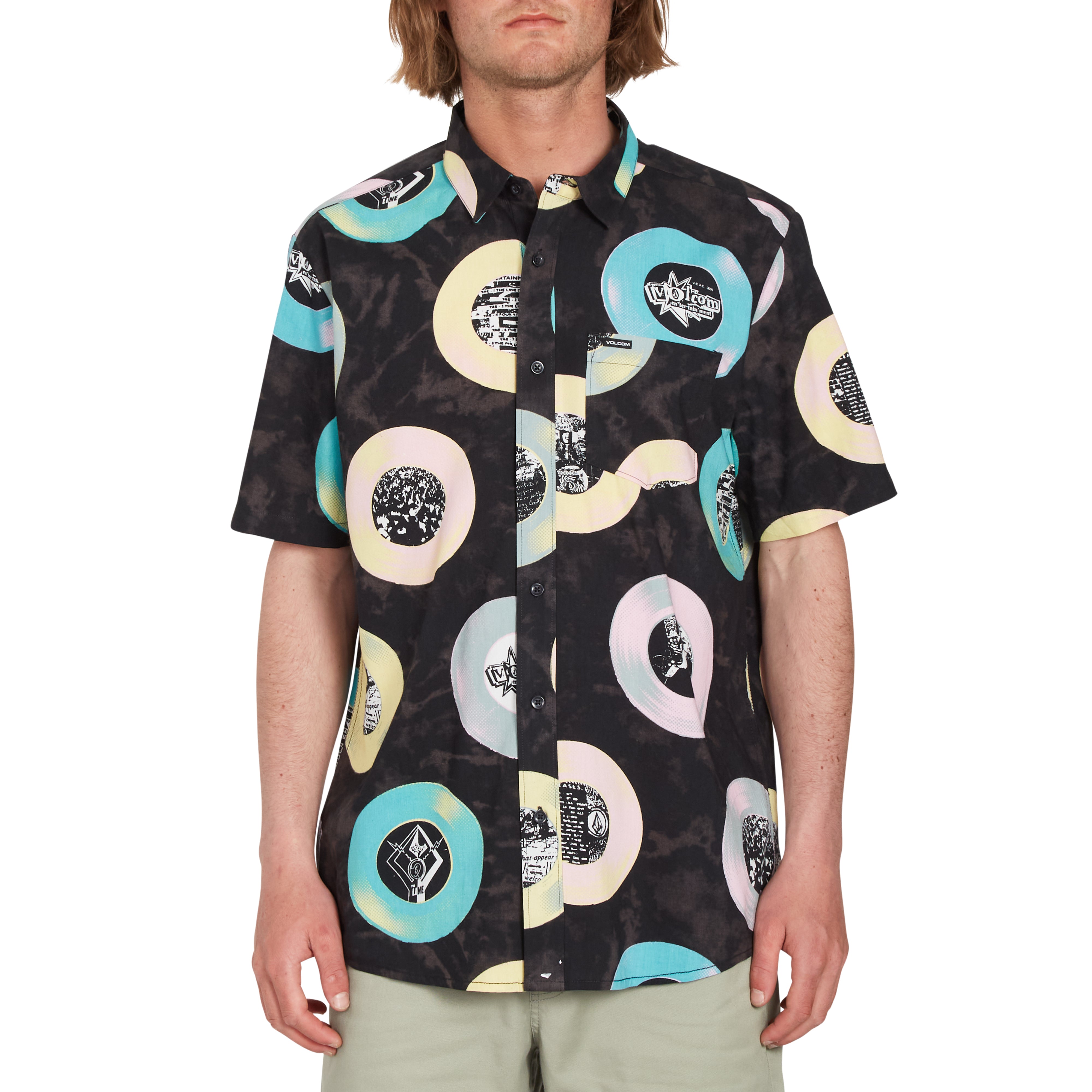 Volcom V Ent Shirt Black – Stoked Boardshop