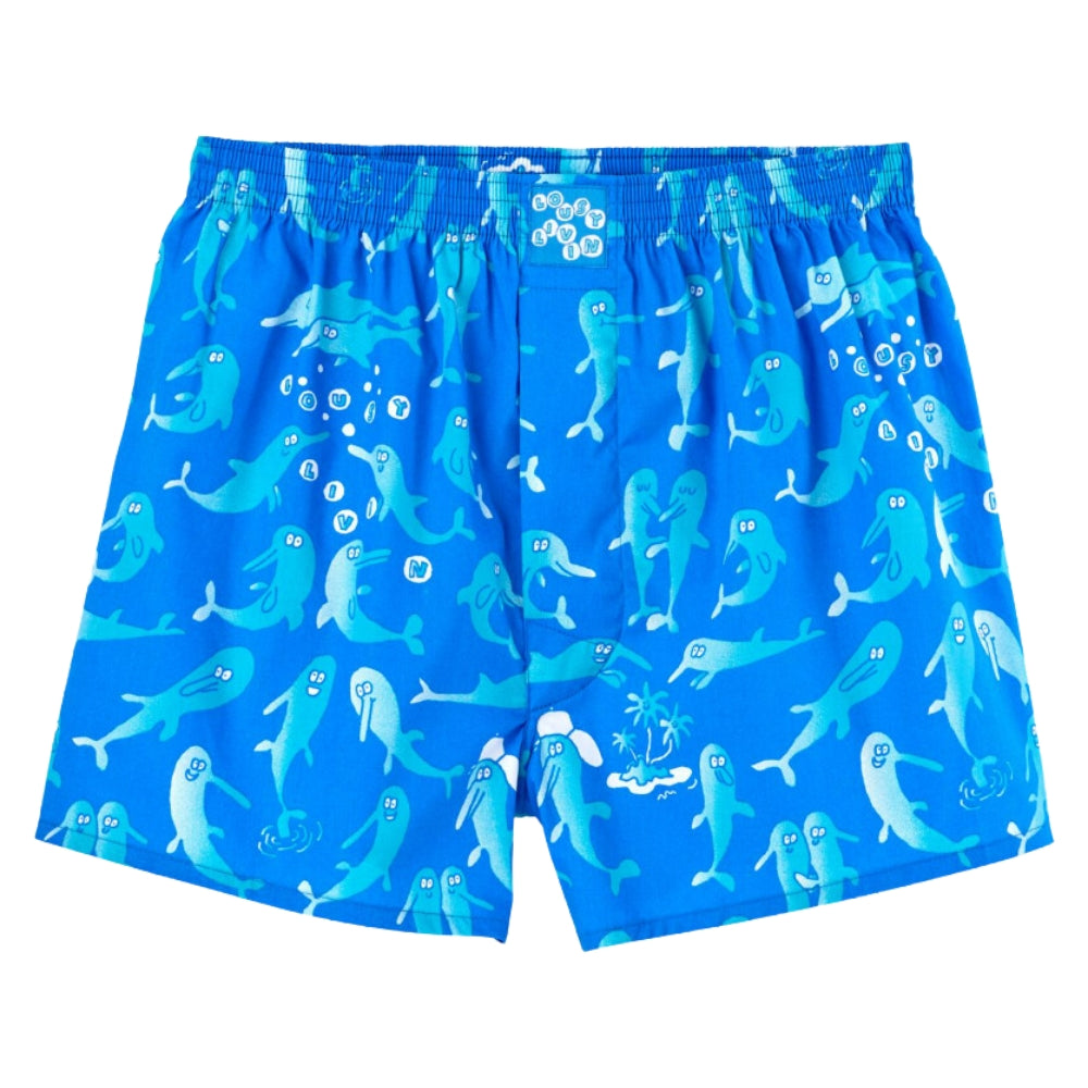 Lousy Livin Dolphins Boxer Shorts Oceans – Stoked Boardshop