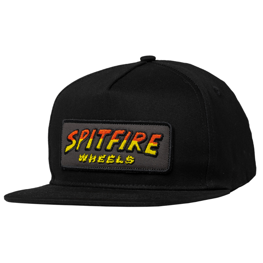 Spitfire Hell Hounds Script Patch Snapback Black – Stoked Boardshop