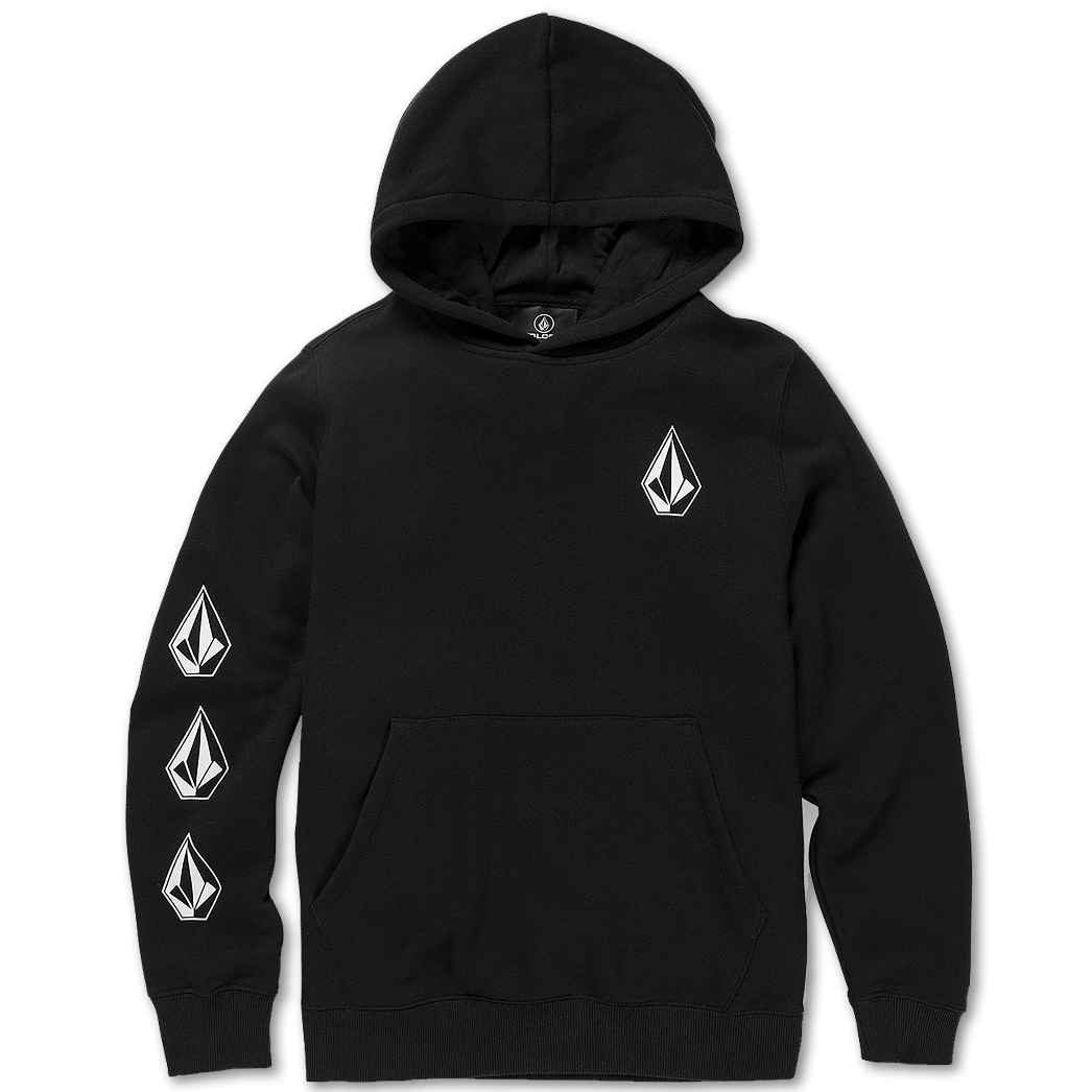 Volcom Kids Iconic Stone Hoodie Black – Stoked Boardshop