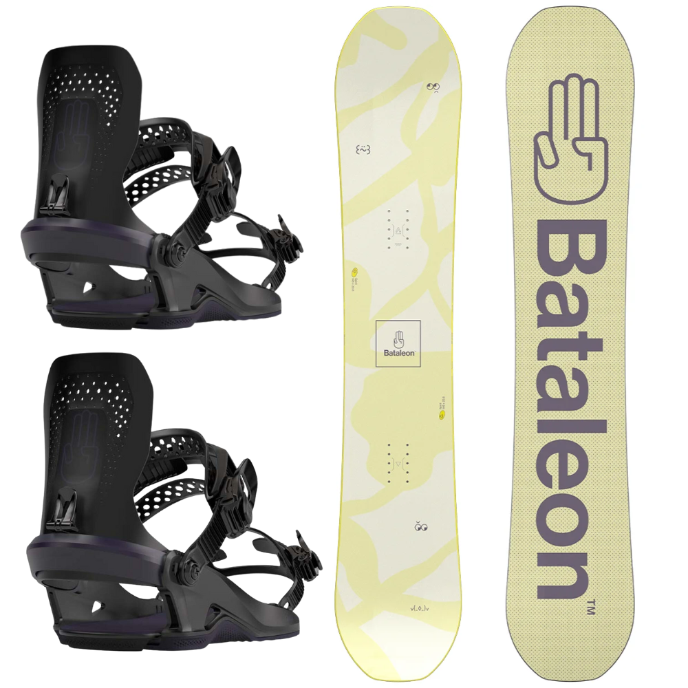 Bataleon Womens Spirit 2025 Snowboard + Gata Black 2025 Snowboard ...