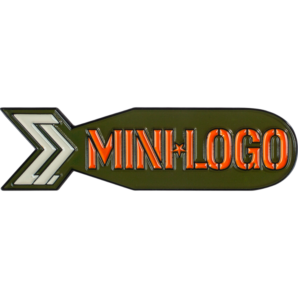 Mini-Logo Bomb Label Pin – Stoked Boardshop