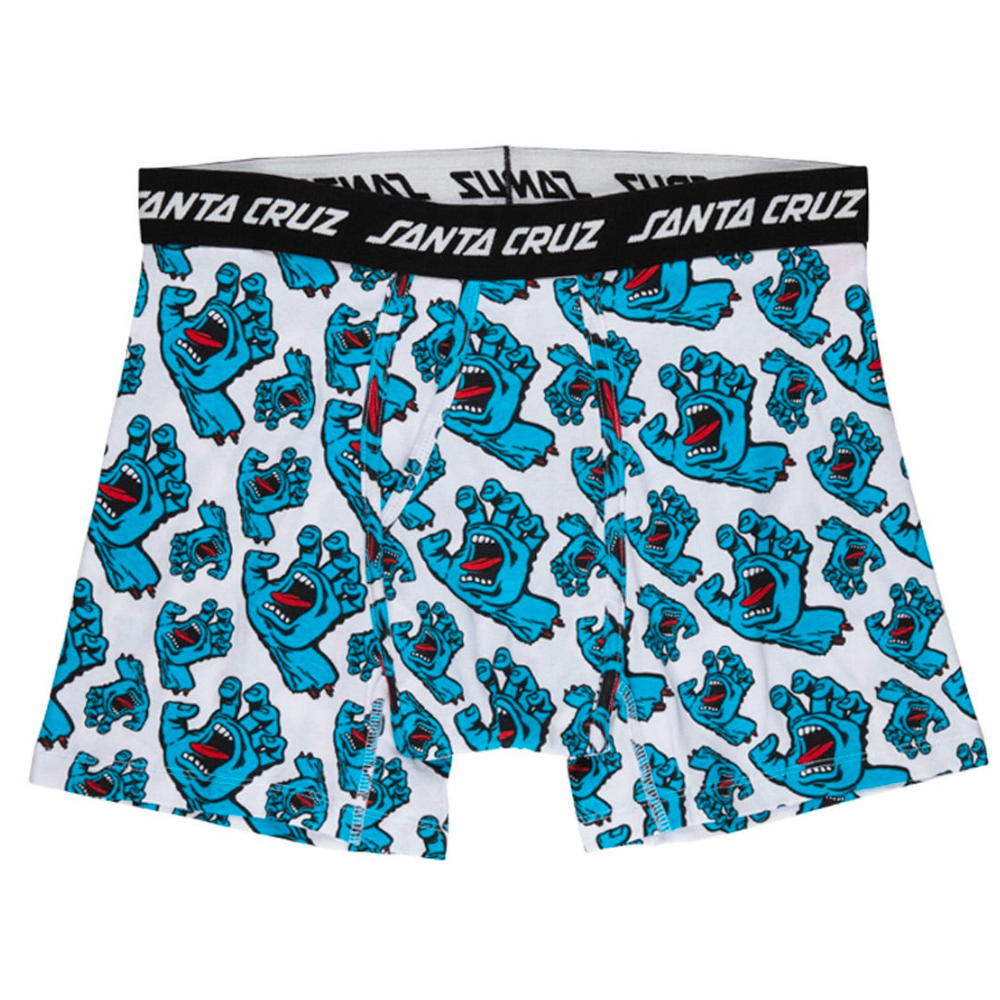 Santa Cruz Hands All Over Boxer Brief White – Stoked Boardshop