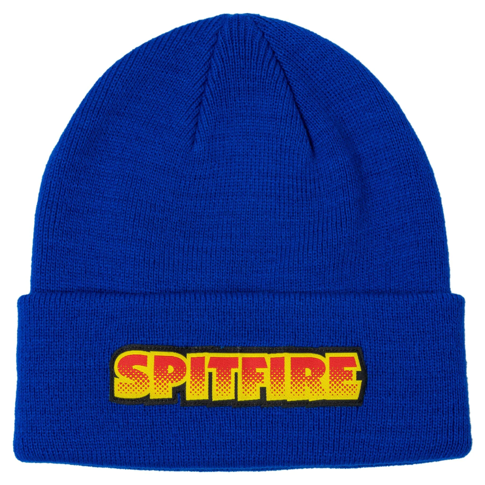 Spitfire Beatdown Script Beanie Royal Blue – Stoked Boardshop