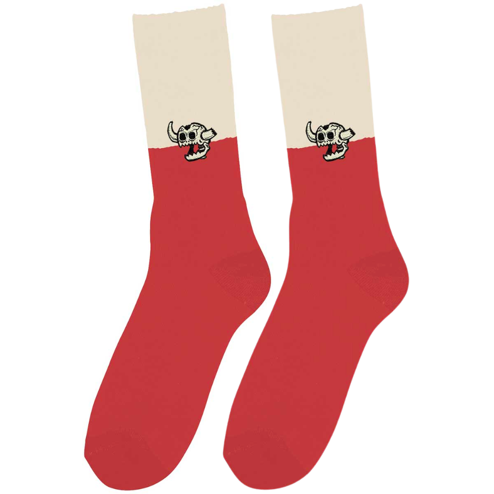 Toy Machine Dead Monster Split Socks Putty – Stoked Boardshop