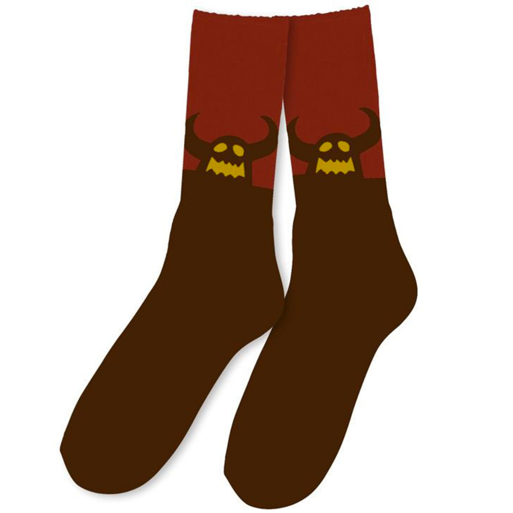 Toy Machine Monster Socks Brown – Stoked Boardshop