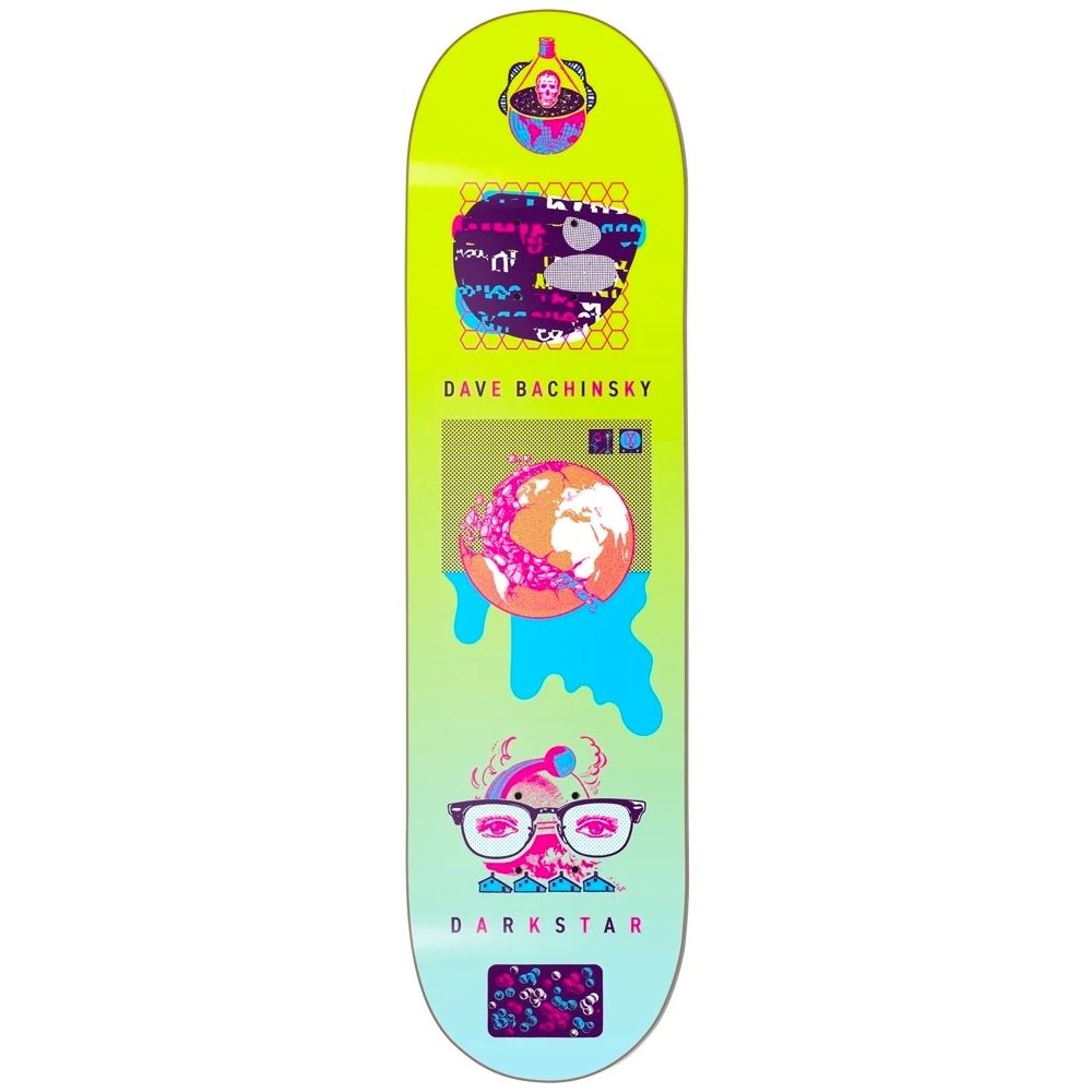 Darkstar New Abnormal R7 Bachinsky Green/Blue 8.25" Skateboard Deck ...