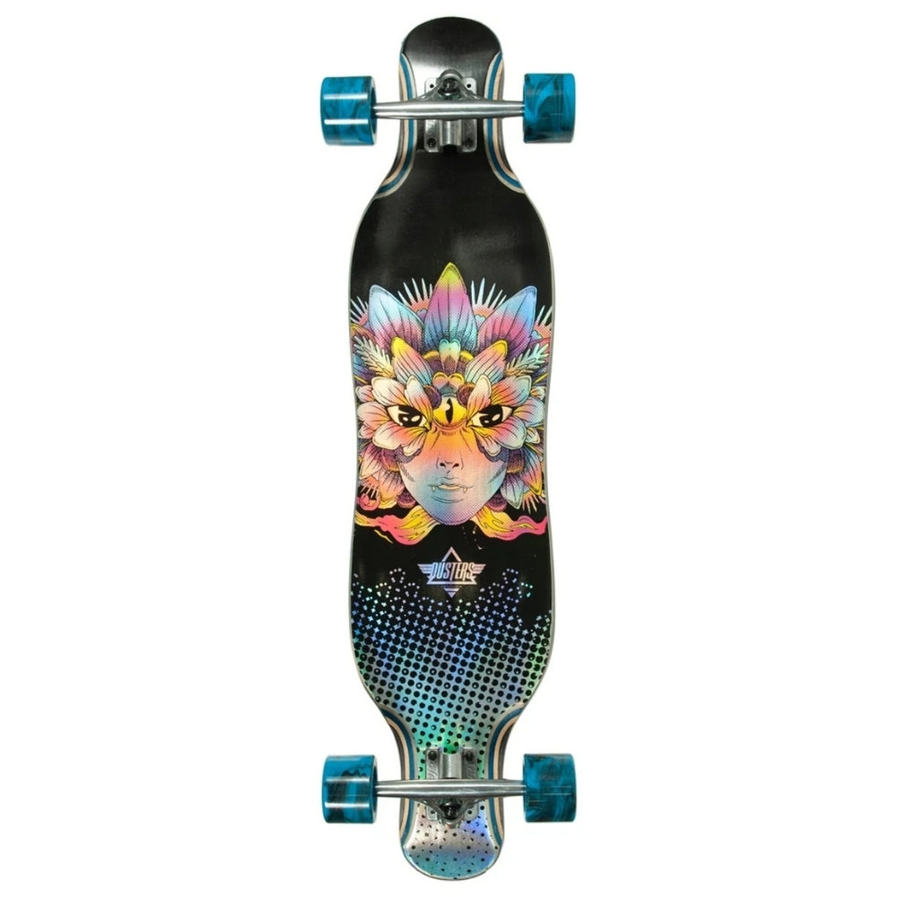 Dusters Fleur Blue 38.5" Longboard – Stoked Boardshop