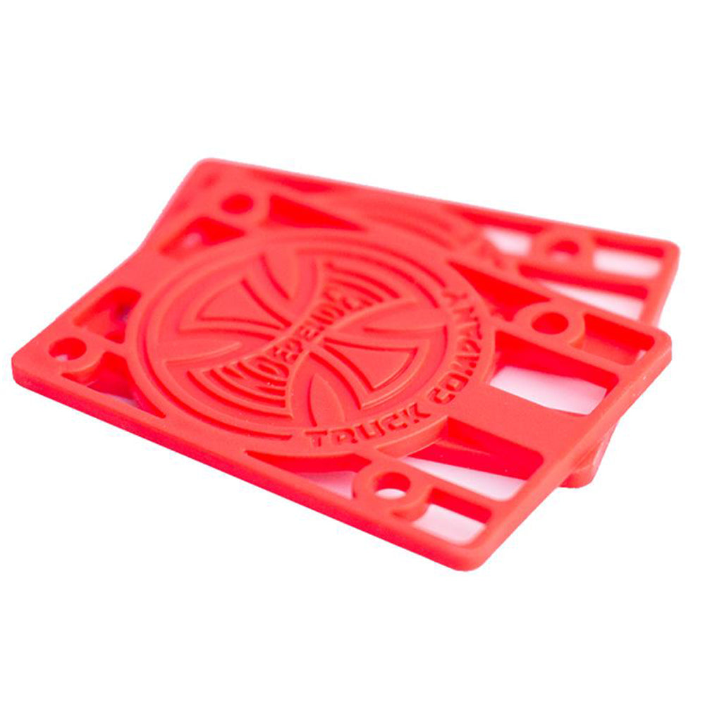 Independent Riser Pads 1/8" Red – Stoked Boardshop