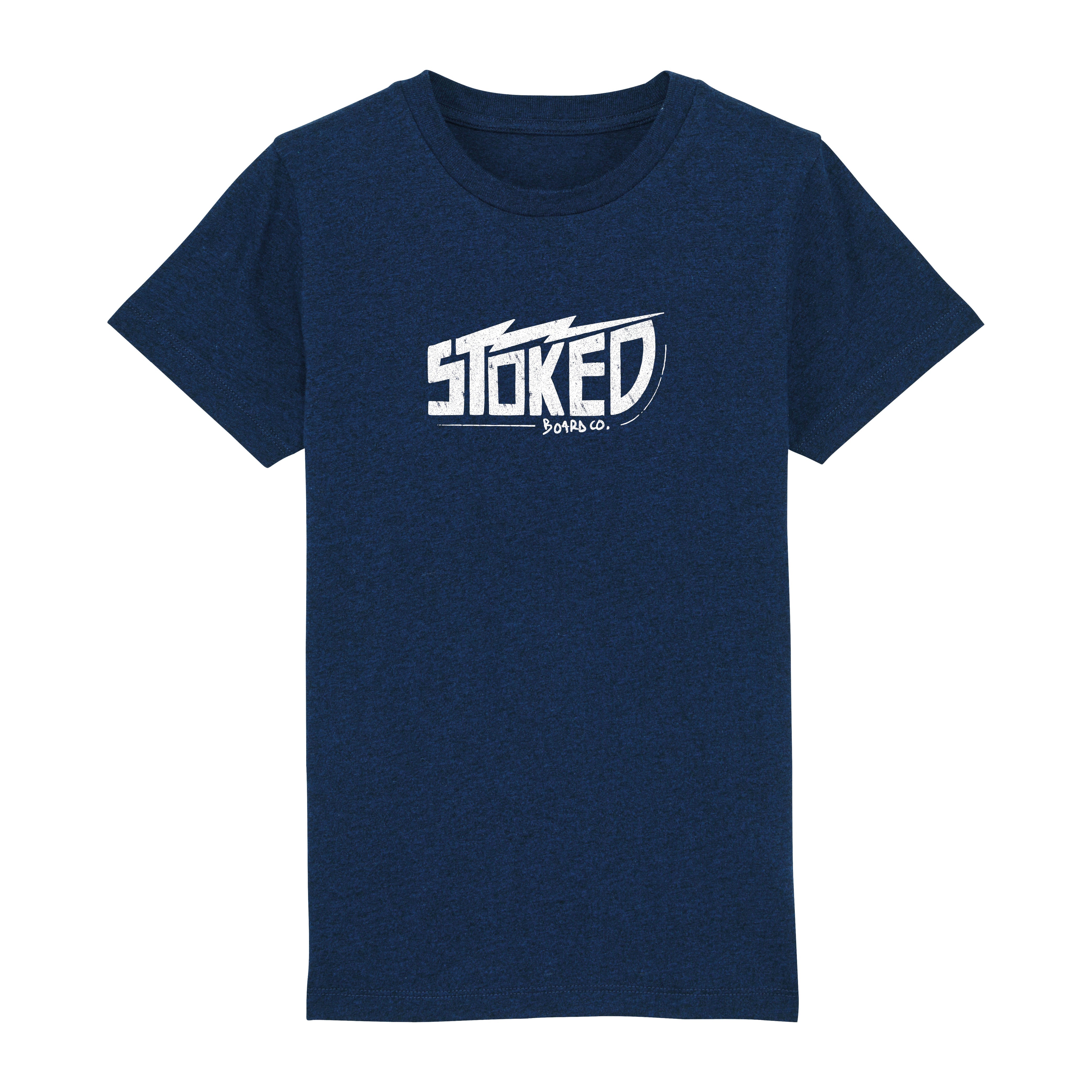 Stoked Board Co Electric T-shirt Black Heather Blue – Stoked Boardshop