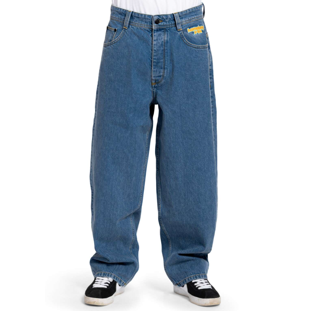 Homeboy X-Tra Monster Denim Washed Blue Jeans – Stoked Boardshop