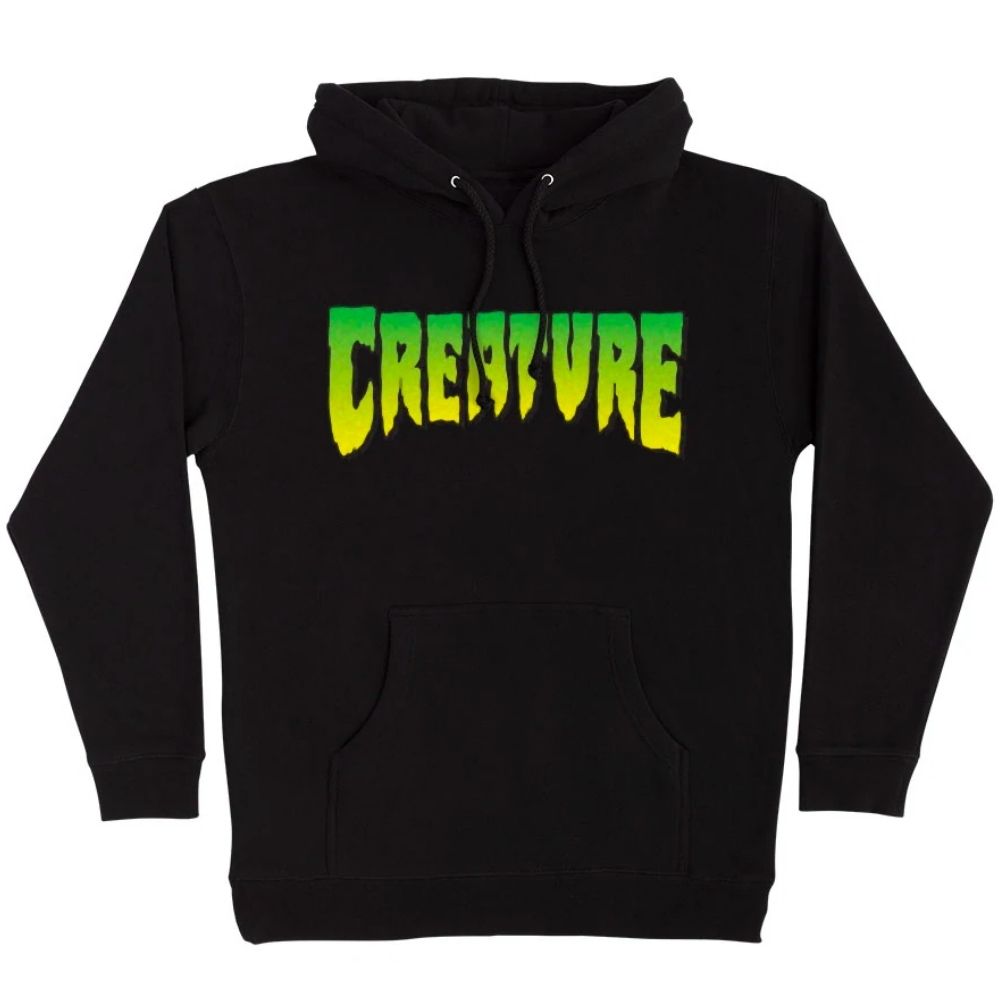 Creature Logo Hoodie Heavyweight Black – Stoked Boardshop