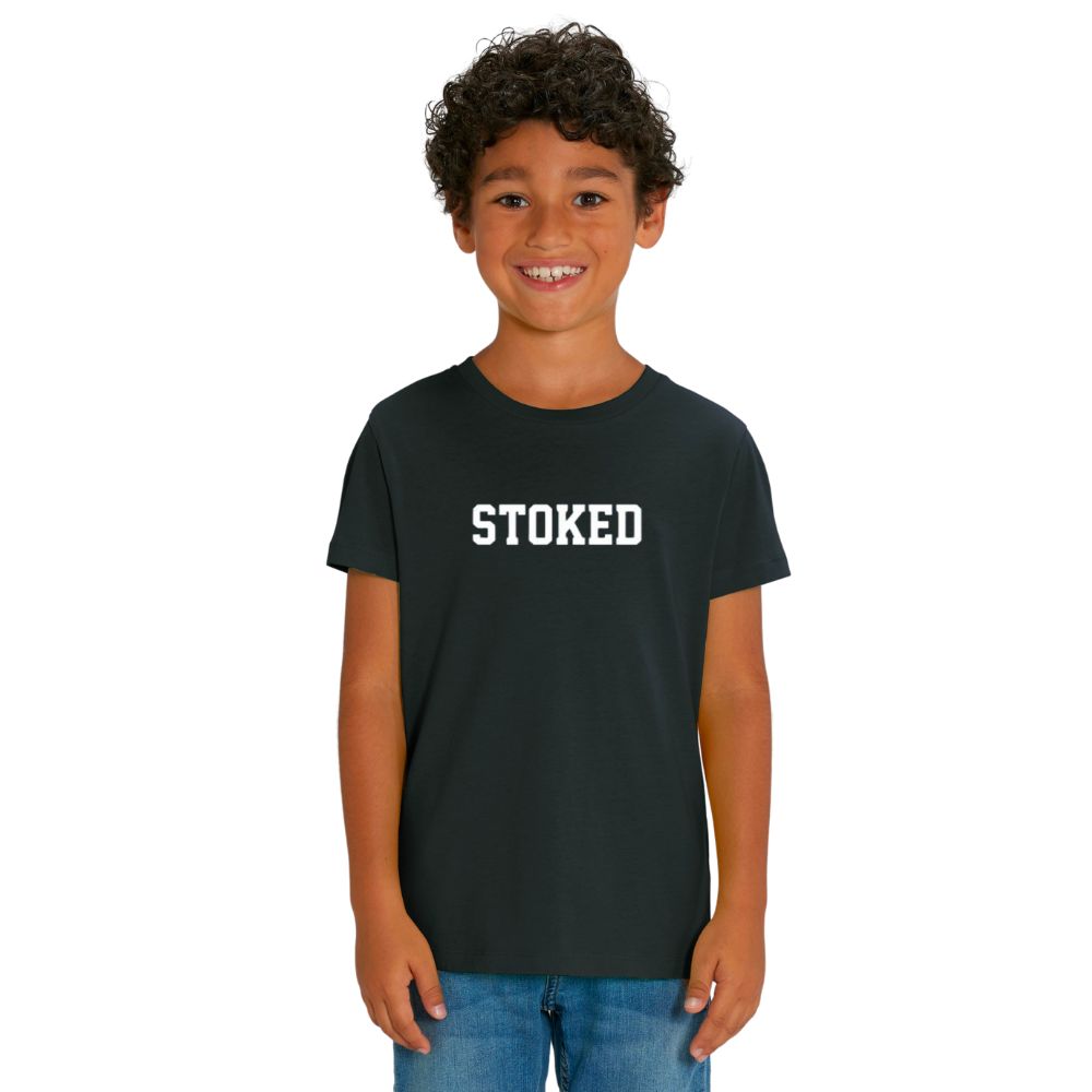 Stoked Board Co Kids Maxi Script T-Shirt Black – Stoked Boardshop