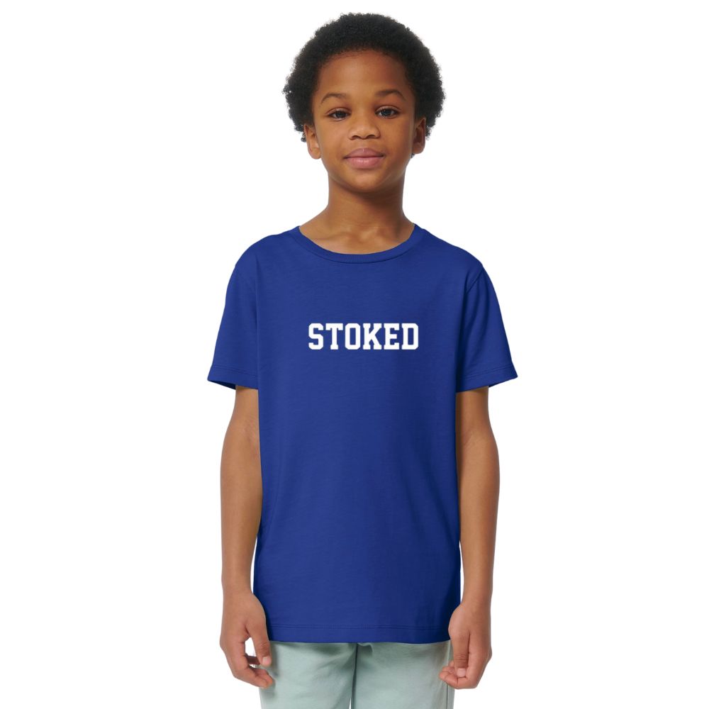 Stoked Board Co Kids Maxi Script T-Shirt Worker Blue – Stoked Boardshop