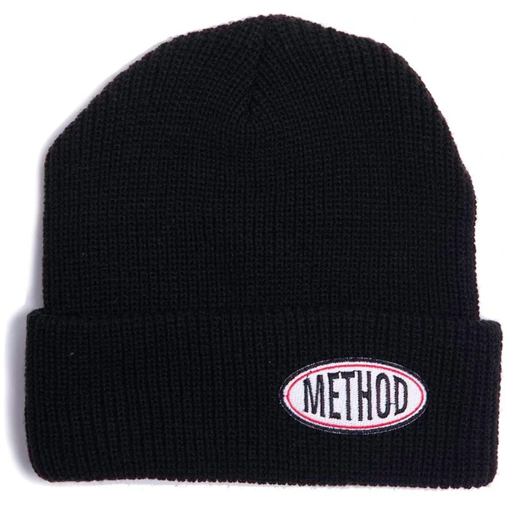 Method Oval Beanie Black – Stoked Boardshop