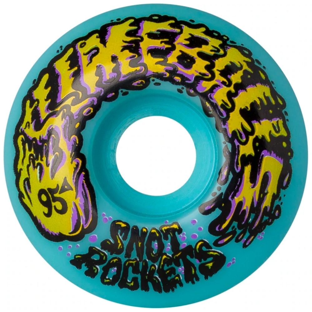 Santa Cruz Snot Rockets Pastel Blue 95a 53mm Skateboard Wheels – Stoked ...