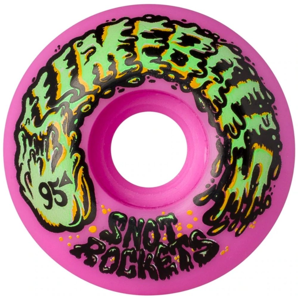 Santa Cruz Snot Rockets Pastel Pink 95a 54mm Skateboard Wheels – Stoked ...