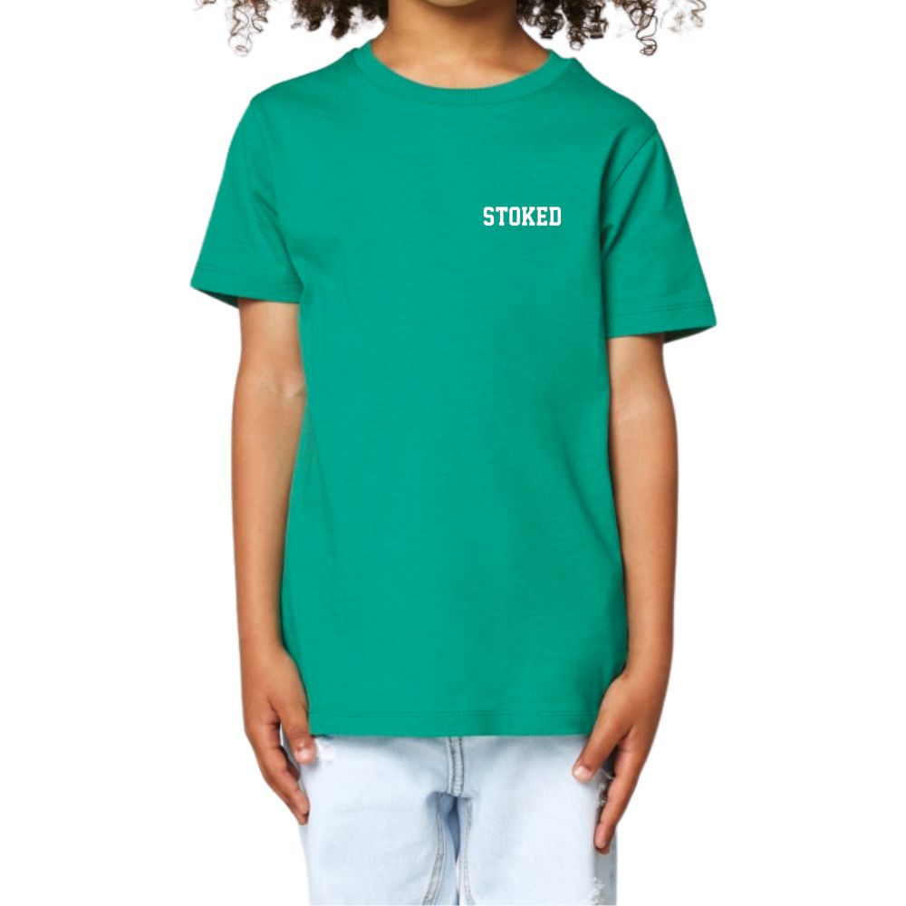 Stoked Board Co Mini Script T-Shirt Go Green – Stoked Boardshop
