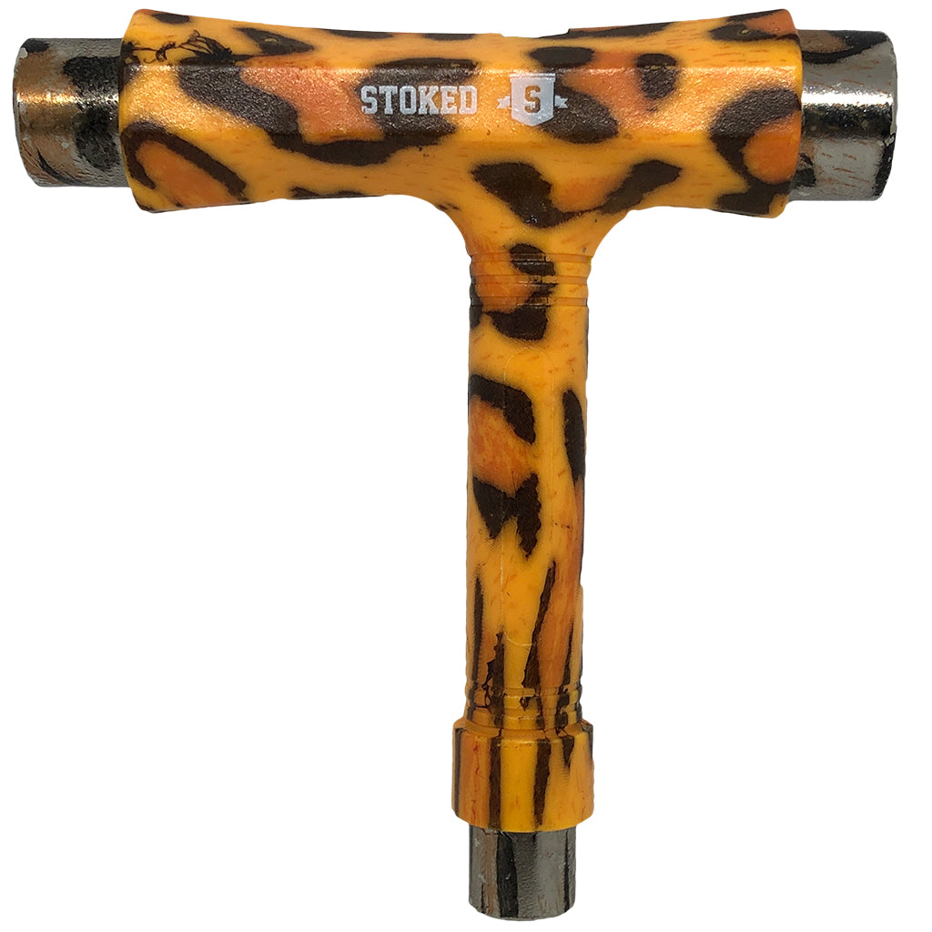 Stoked Board Co Stoked V2 Graphic Skate Tool Leopard – Stoked Boardshop