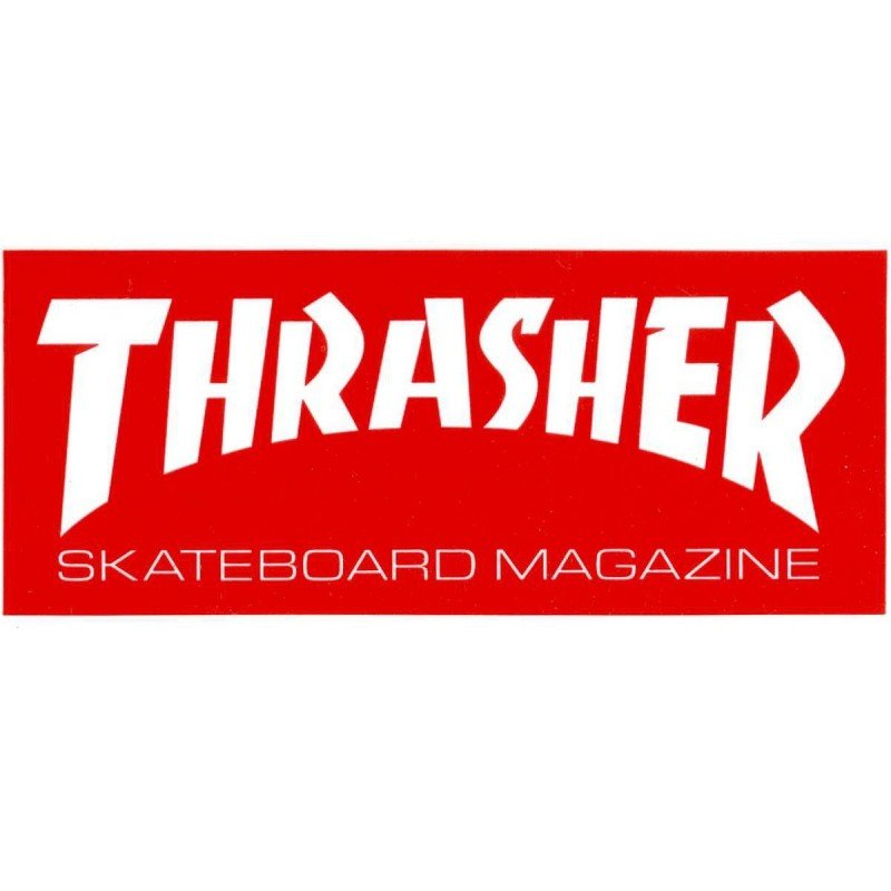 Thrasher Skate Mag Super Sticker Red – Stoked Boardshop